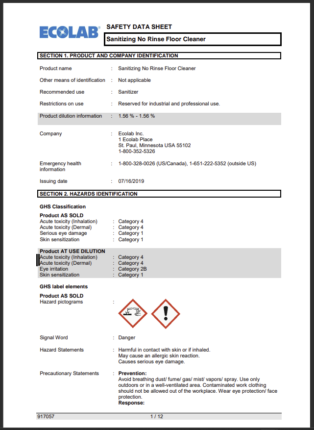 K7 Floor Cleaner No Rinse – Mr. Pickle's Franchise Systems